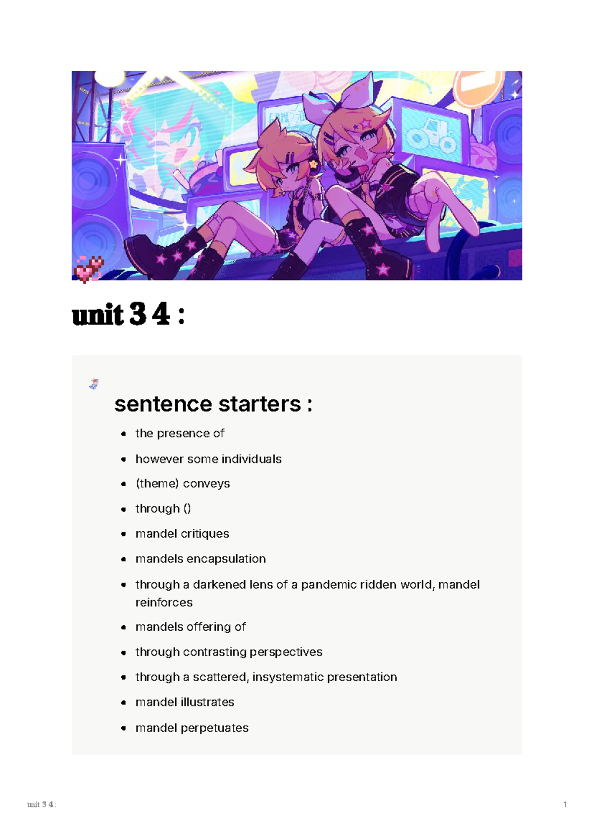 Unit 3/4: Analyzing Themes and Techniques in Literature - Studocu