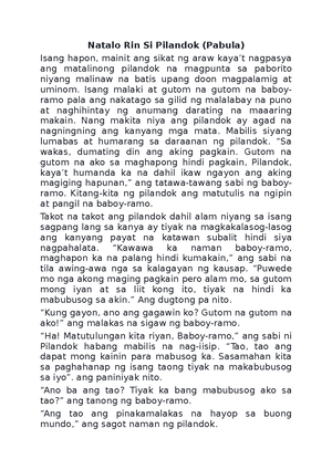 4th Quarter Pagbasa at Pagsusuri Modyul 4 - Pagbasa at Pagsusuri ng Iba ...