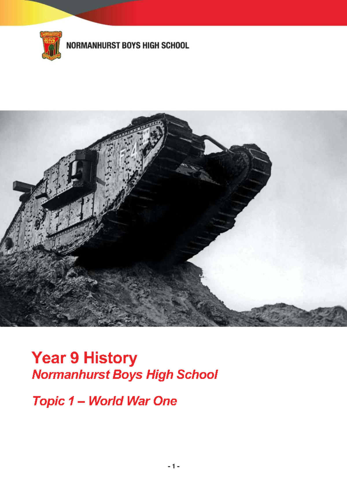 Year 9 History: Australians at War - Comprehensive WWI Study Resource ...