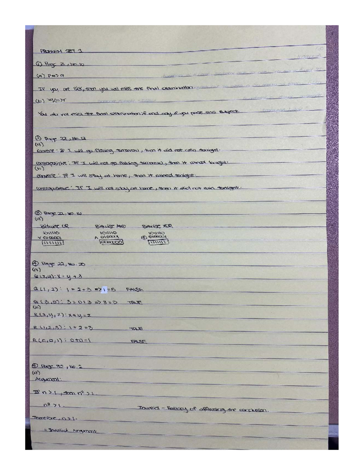 Lee Problem Set 1: Final Exam Review and Solutions - Studocu