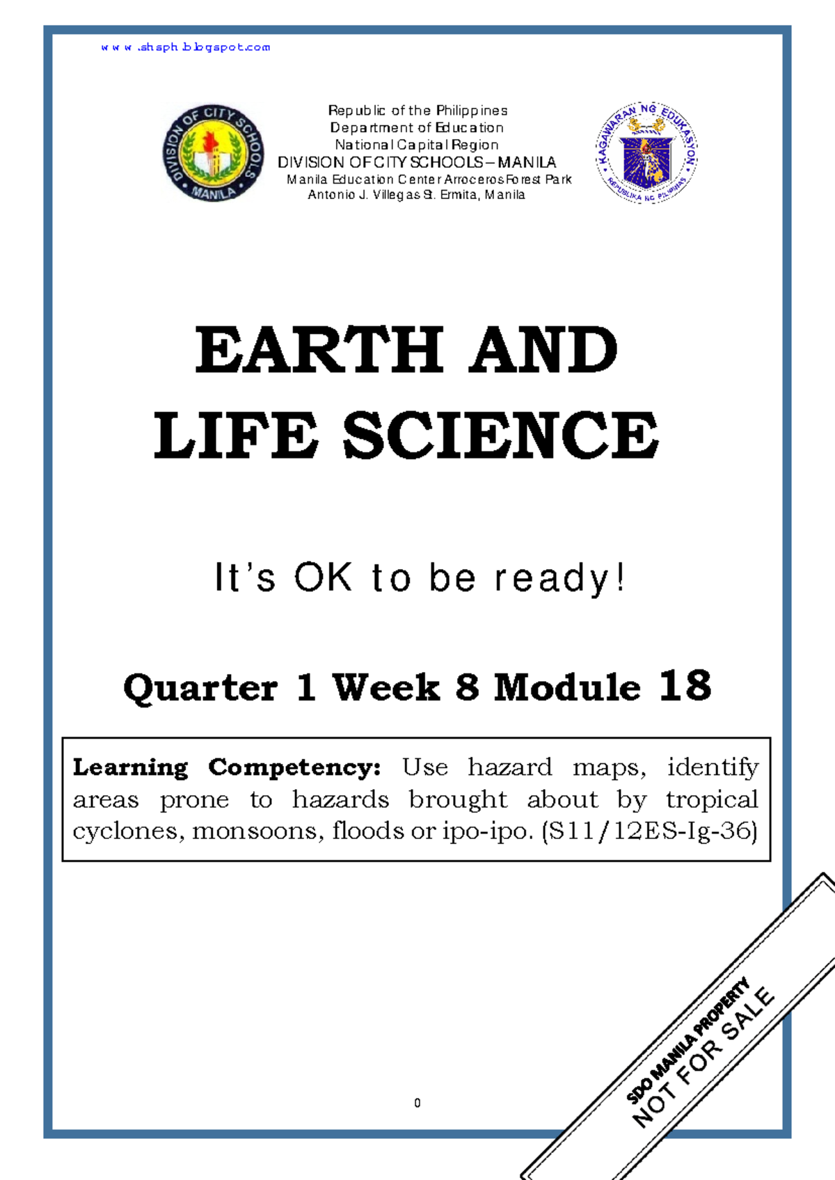 Module 18: Hydrometeorological Hazards in Earth and Life Science (S11 ...