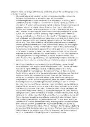 Ethics - In your observation of our present economy, identify five (5 ...
