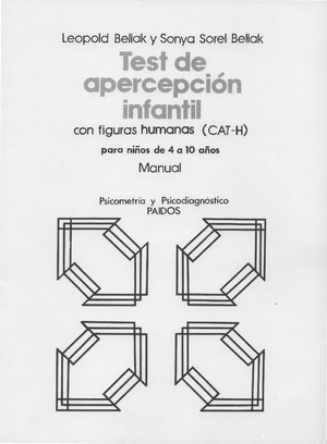Manual CAT TEST DE Apercepcion Infantil - TEST DE APERCEPCIÓN INFANTIL ...