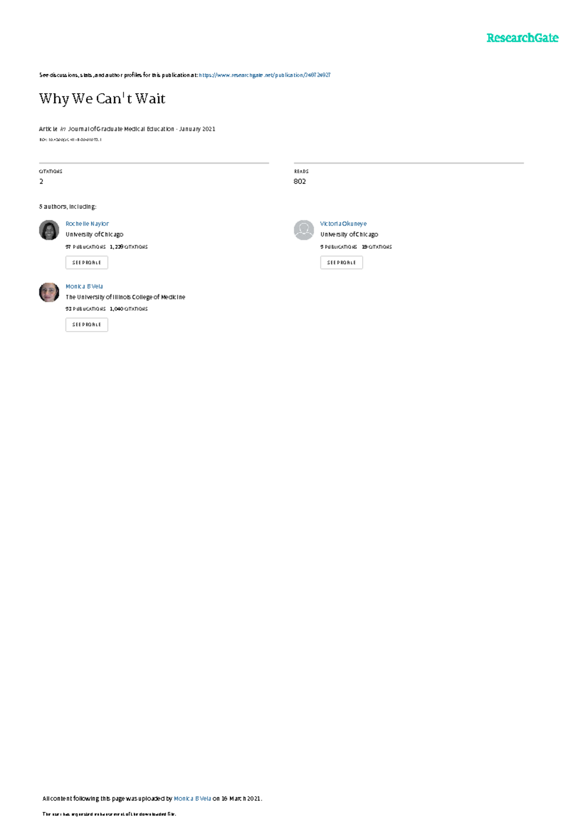 Why We Cant Wait - dfgtdg - See discussions, stats, and author profiles ...