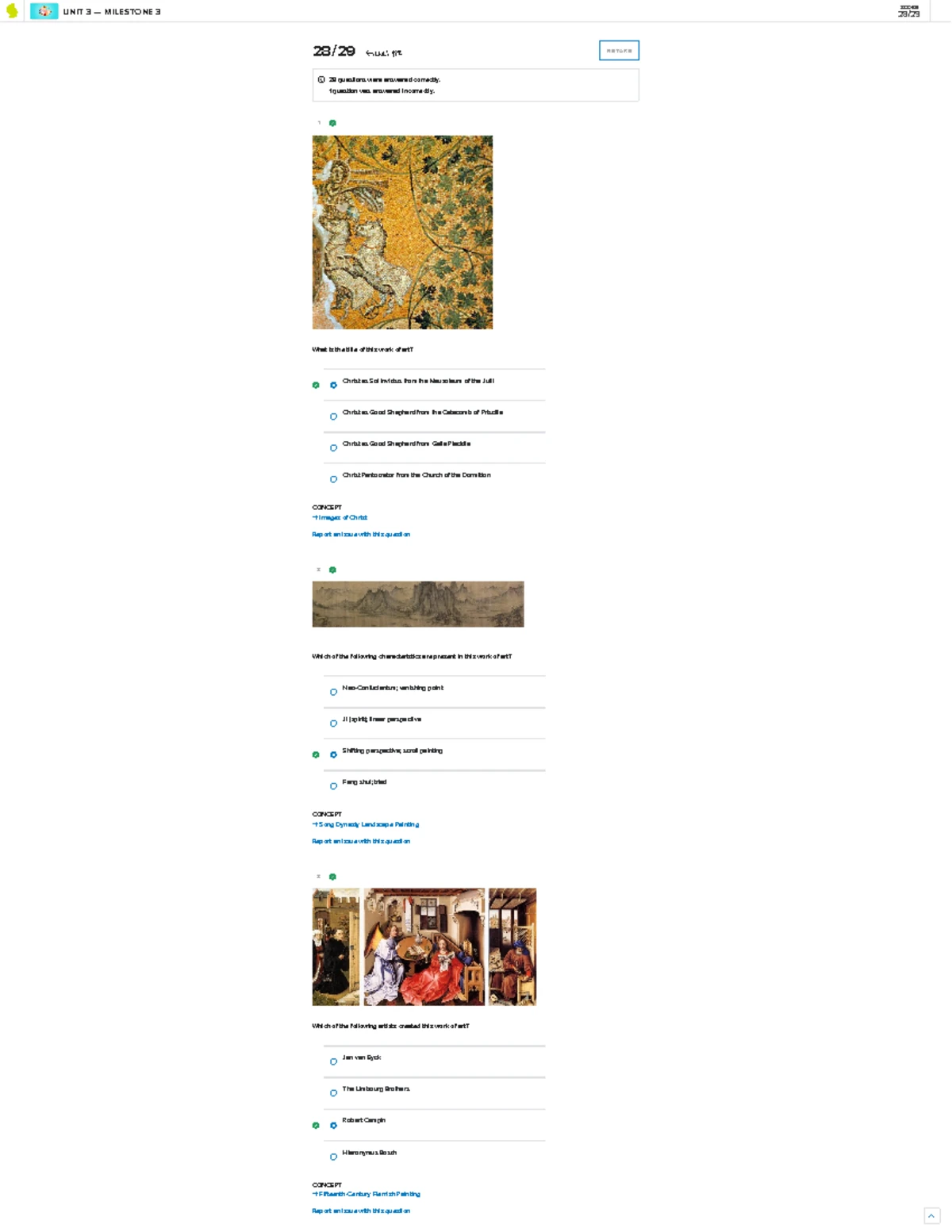 Art History UNIT 2 Milestone 2 Study Guide and Exam Preparation - Studocu