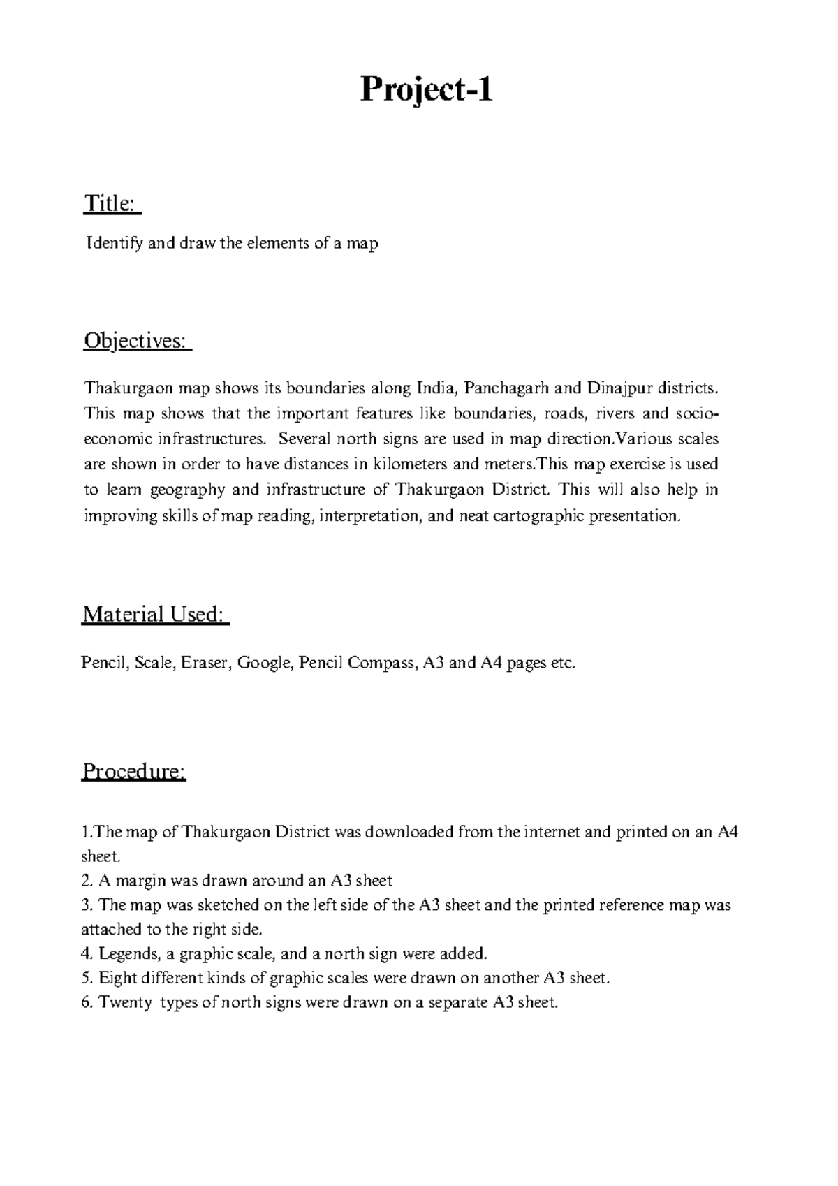 Title: Project-01: Mapping Thakurgaon District for Geography Study ...