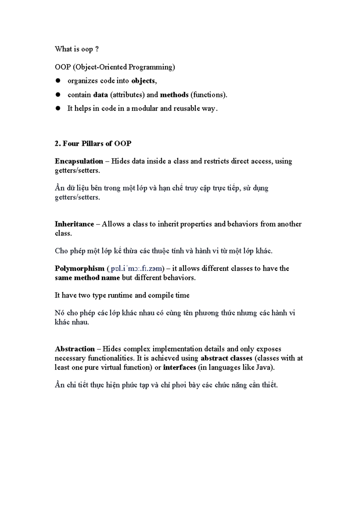 OOP & TypeScript Concepts: Key Principles & SQL Interview Questions - Studocu