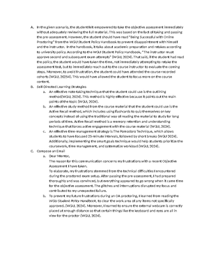 UXM2 TASK 2 - pass score - Name Bachelor of Science, Health Information ...