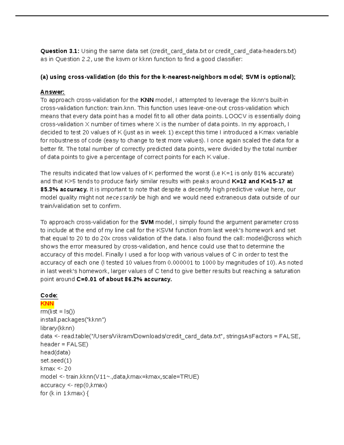 Gatech HW 2 - GA TECH ISYE 6501 2021 Fall semester Homework 2 Solution ...