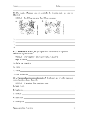 [Solved] Leccin 3 Completar Fill in the blanks Questions Word Bank ...