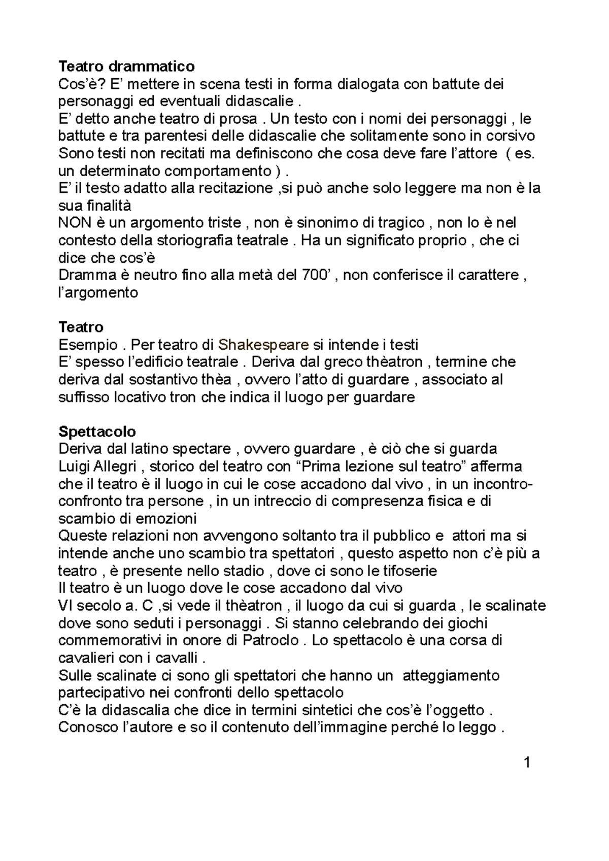 Storia del Teatro e dello Spettacolo: Analisi e Riflessioni Teatrali ...
