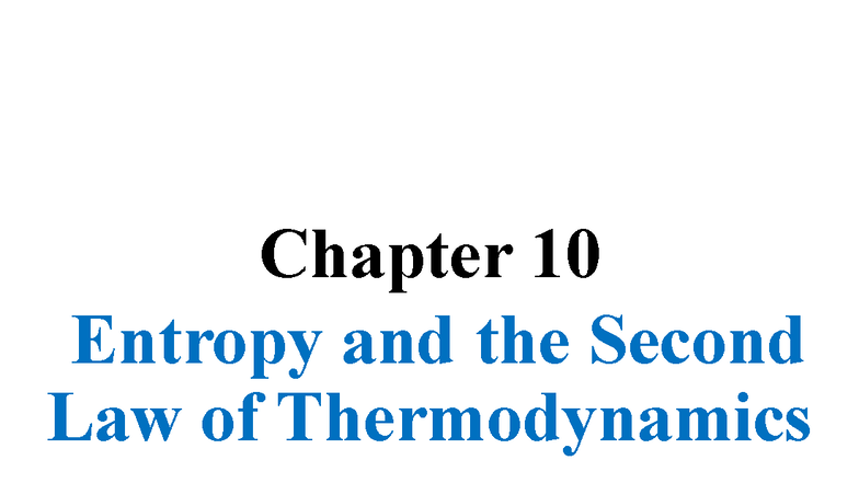 Chapter 10: Gibbs Free Energy, Entropy, & Spontaneous Changes - Studocu