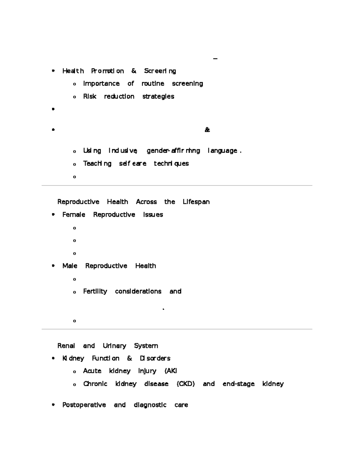 NUR2502 MDC3 Fall 2025 Exam 1 Study Roadmap: Key Concepts & Strategies - Studocu