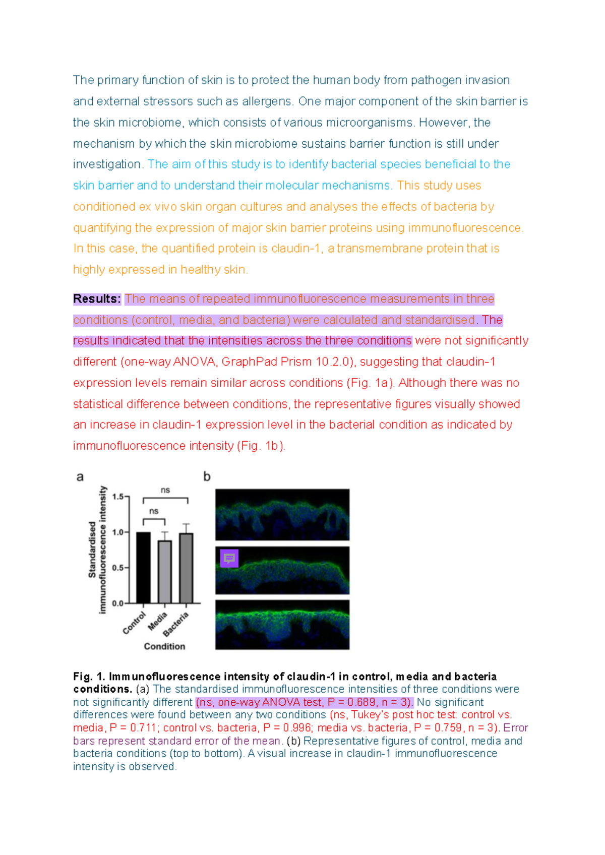 21511 Minireport: Investigating Skin Microbiome & Barrier Function ...