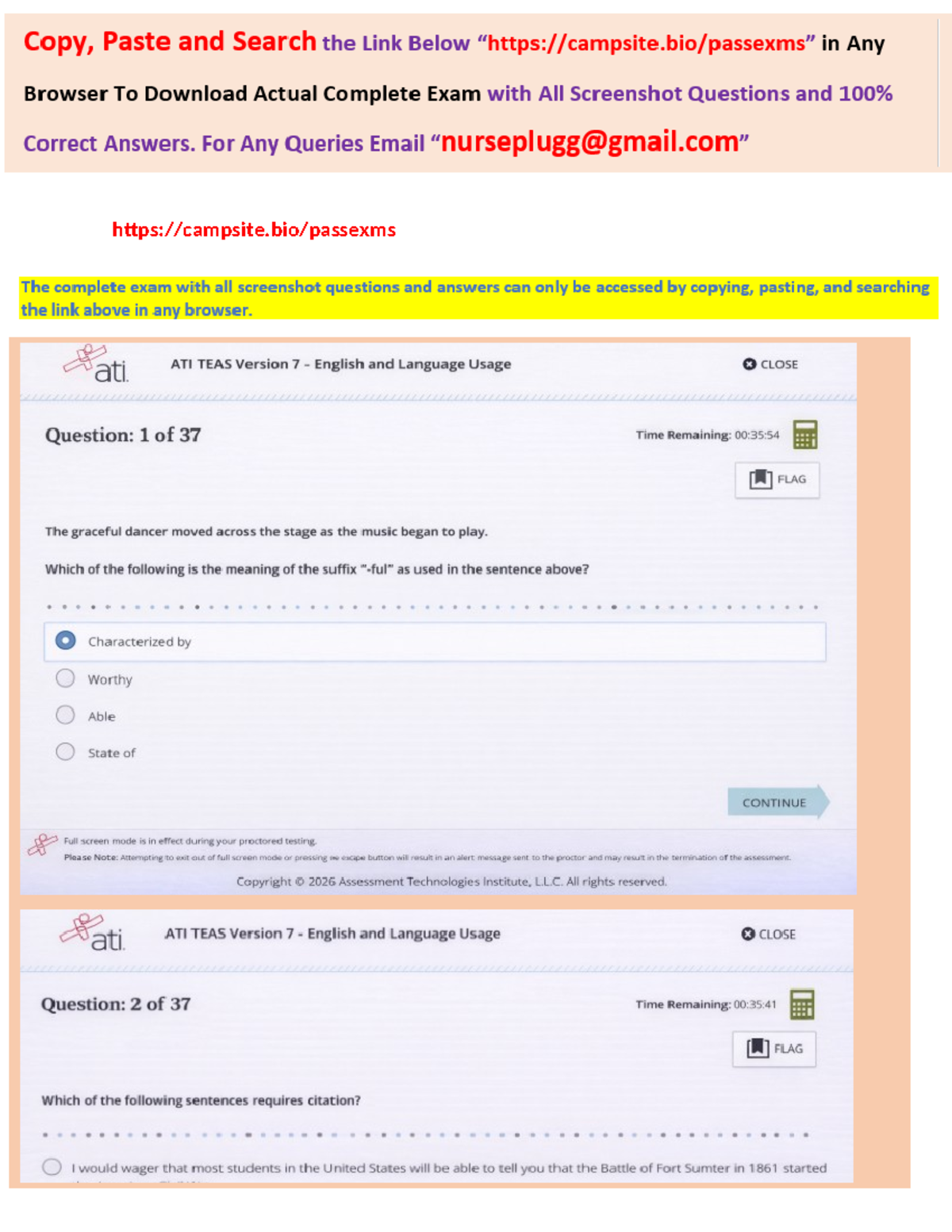 ATI TEAS 7 2026 Exam Prep: Reading, Math, Science, & Language Skills ...