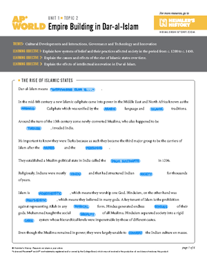 Heimler's History: AP World Unit 1 Topic 1 Noteguides - H E I M L E R S ...