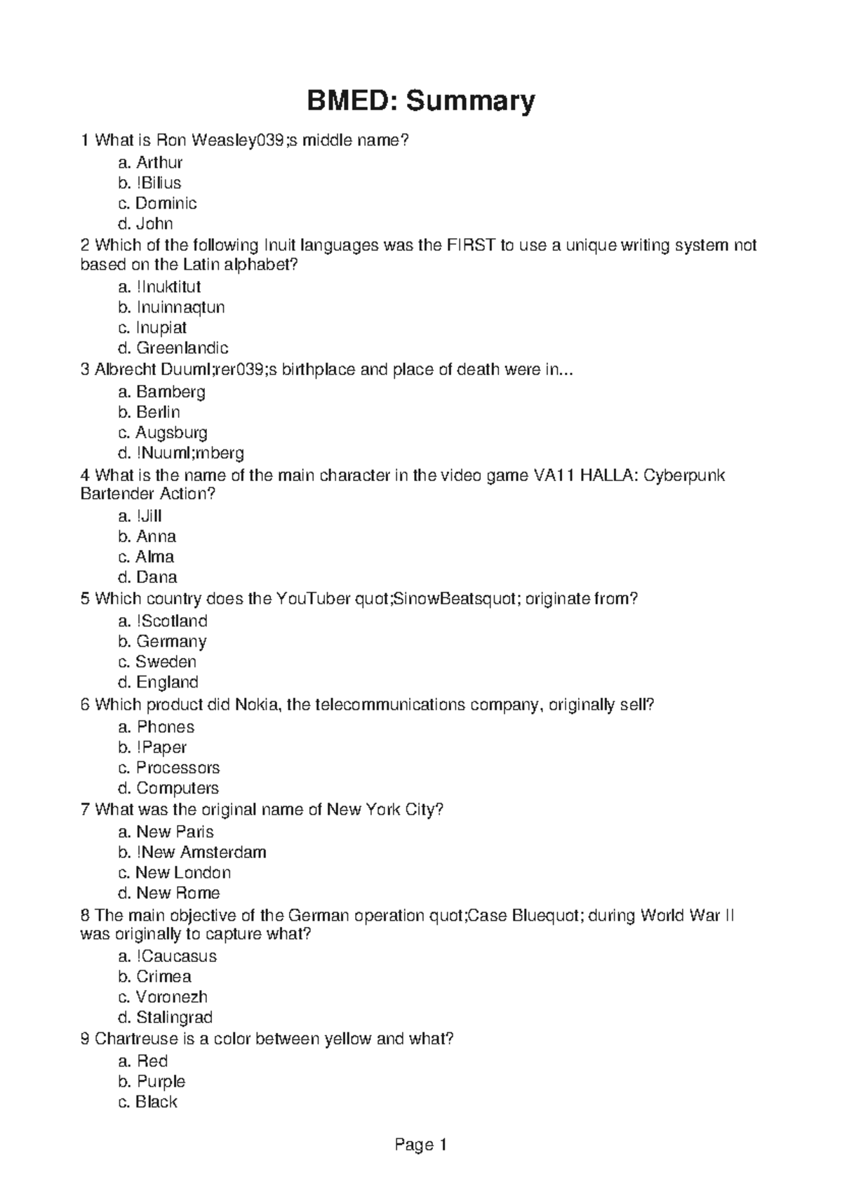 BMED127 Problems 3 - Bachelor of Elementary Education (BEEd) is a four ...