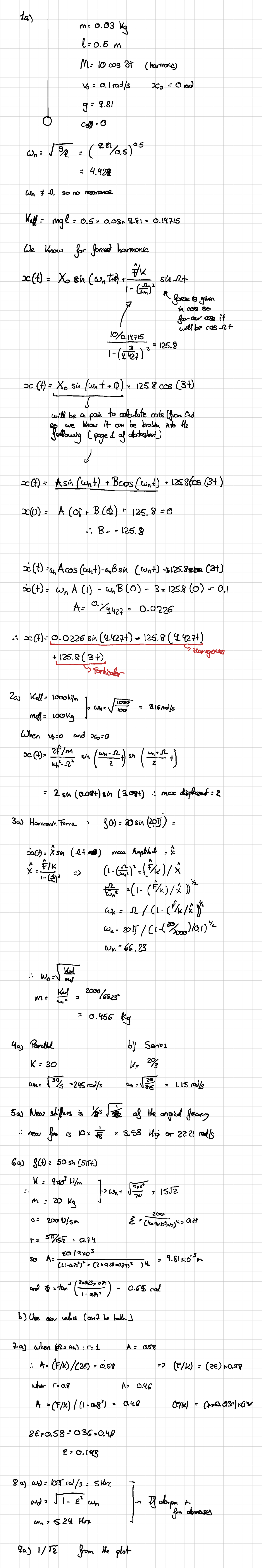 DOC-20250421-WA0001 - Harmonic Motion & Resonance Tutorial Questions - Studocu