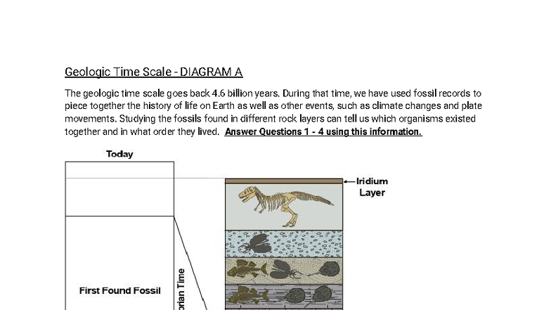 Geologic Time Scale: Module 1 Test Prep Study Guide - Studocu