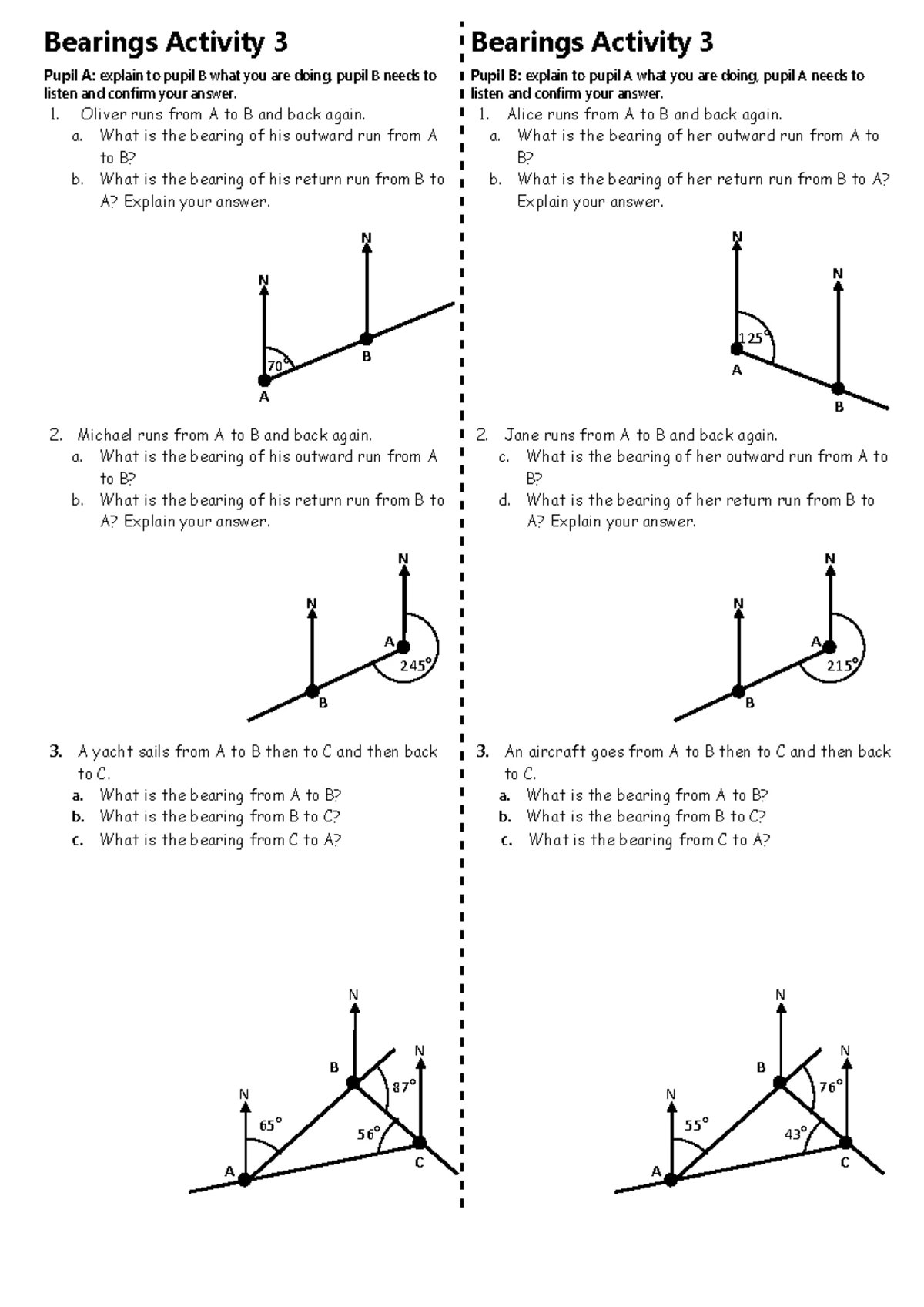 Circle-Theorems - Materials you could use for the classroom - d) e) f ...