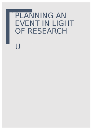 P5,P6,M3 and D2 Unit 4 Btec Business Management Managing an Event BTEC ...