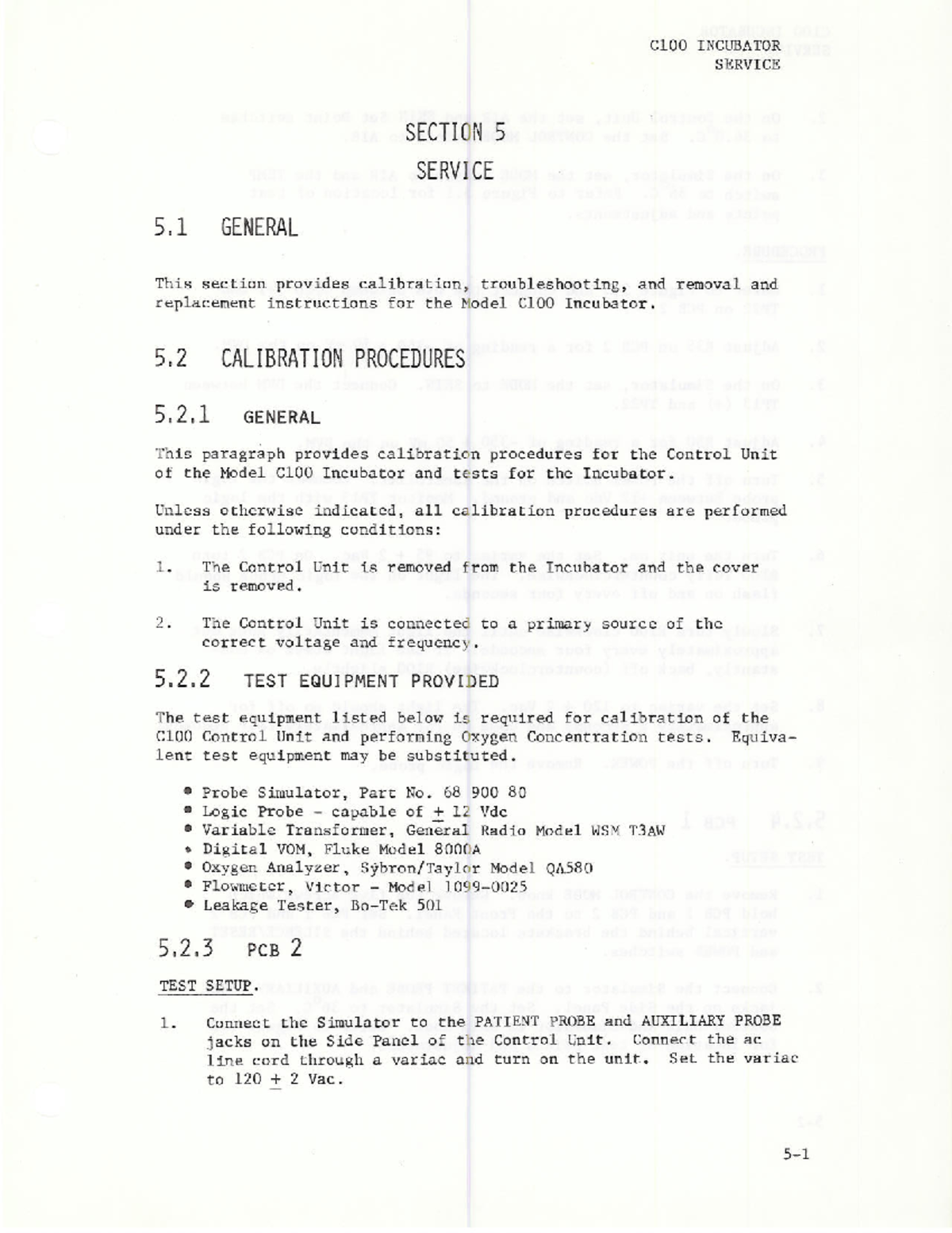C100 INCUBATOR CALIBRATION PROCEDURES & TESTING INSTRUCTIONS - Studocu