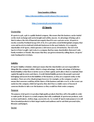 BTEC Business Unit 5 Assignment 3 - Unit 5: Assignment 3 Subway is a ...