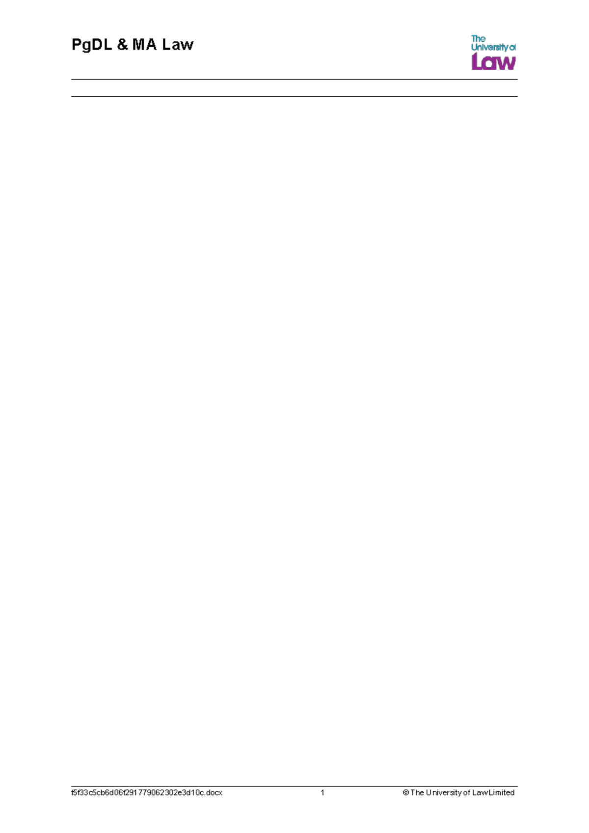 PgDL MA Law: Critical Evaluation of the Coroners and Justice Act 2009 ...