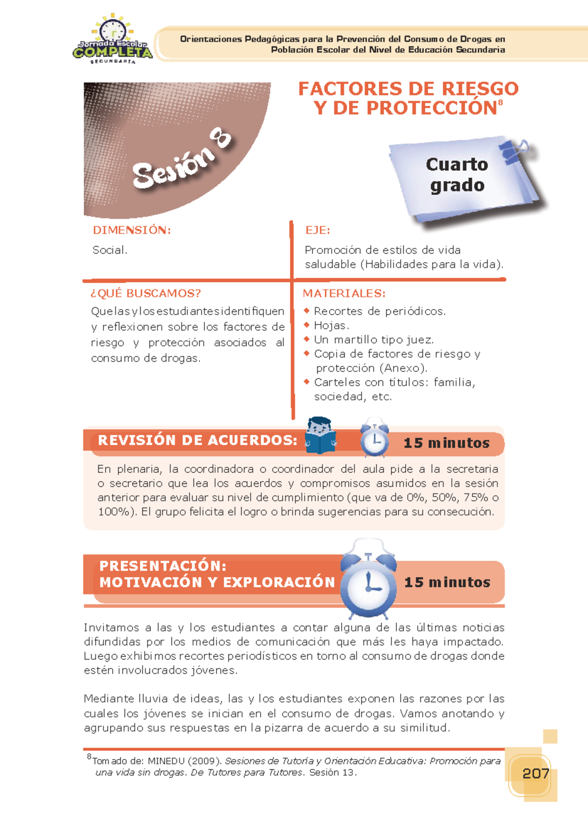 Orientaciones Pedagógicas para la Prevención del Consumo de Drogas en ...
