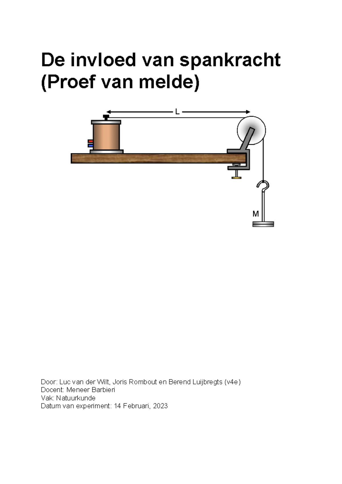 Natuurkunde PO Proef van Melde: Impact van Spankracht op Golfsnelheid ...