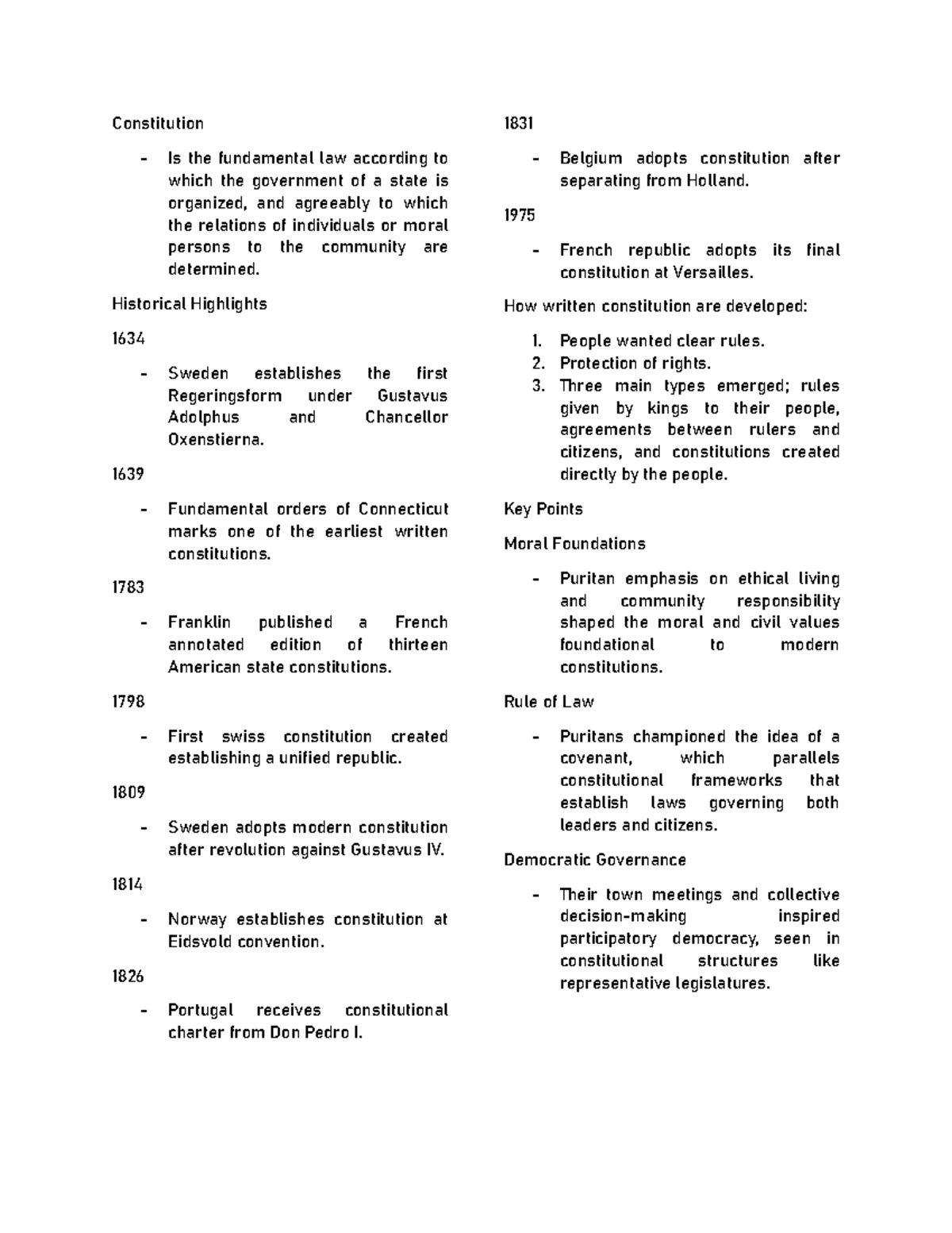 Phil Consti - Constitution - Is the fundamental law according to which ...