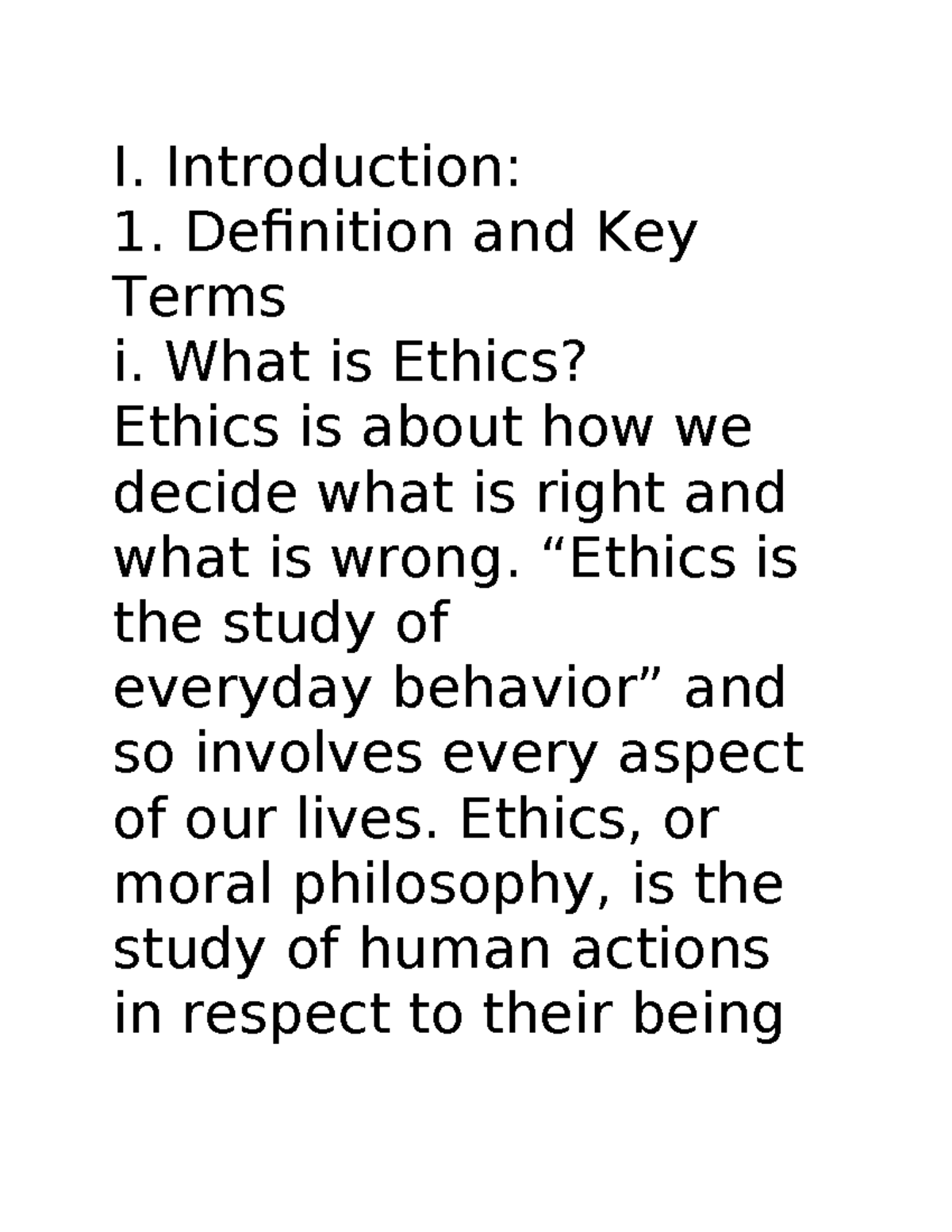 Christian Ethics: Key Concepts and Contemporary Applications - Studocu