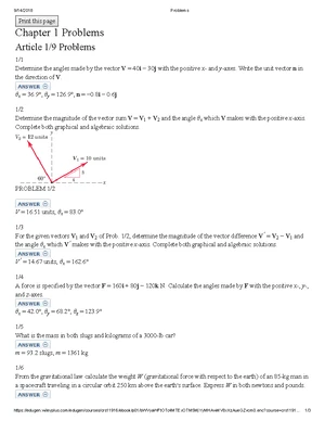 181 chapter 4 problems - Print this page Chapter 4 Problems Article 4/3 Problems Introductory ...