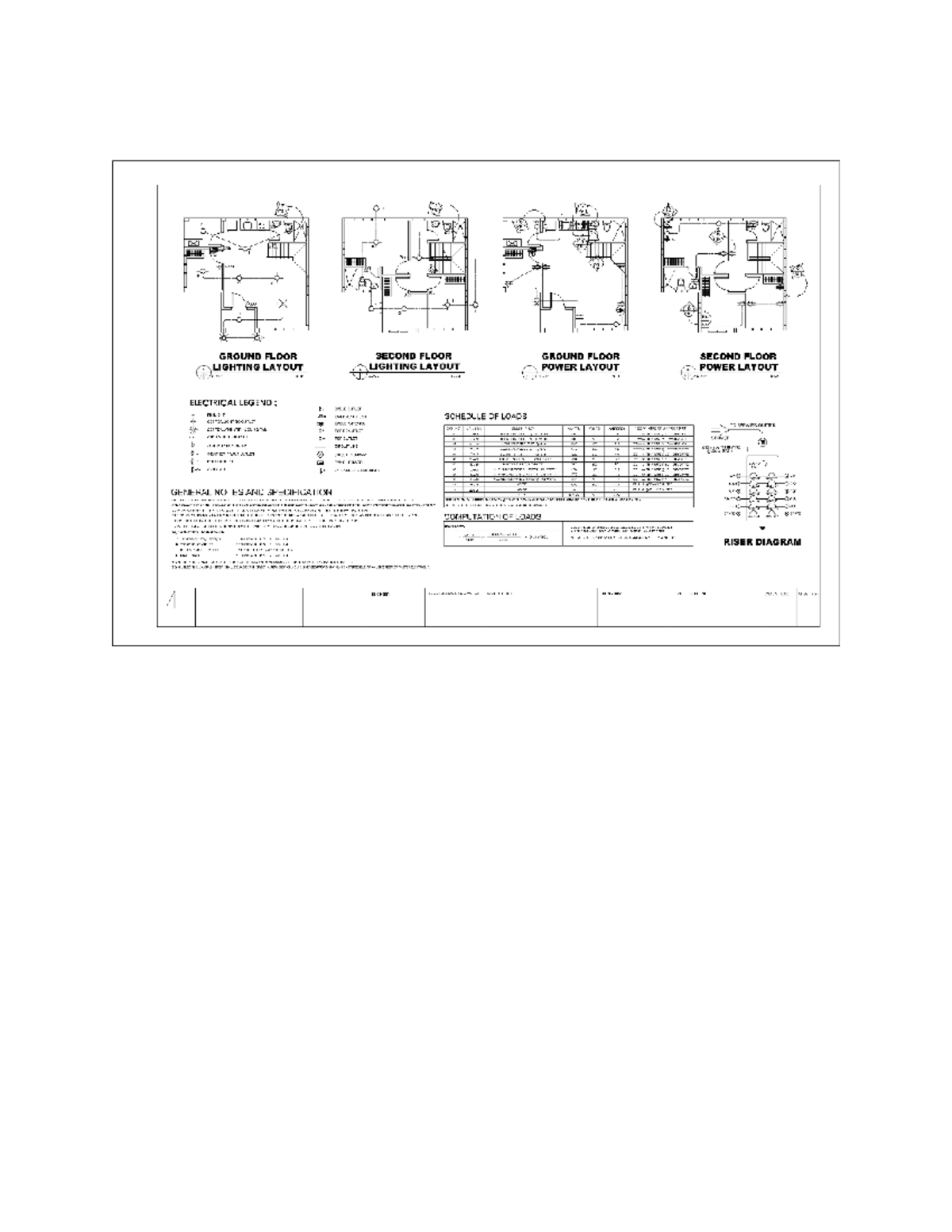 CAD 21: Example of Floor Plan with Electrical & Plumbing Layouts - Studocu