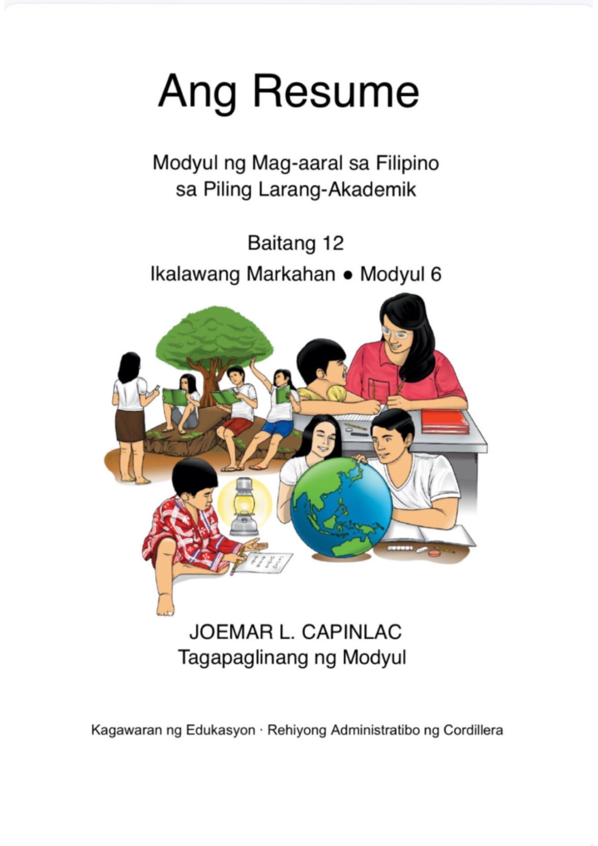 Ang resume mod6 - Ang Resume Modyul ng sa Filipino sa Piling Baitang 12 ...