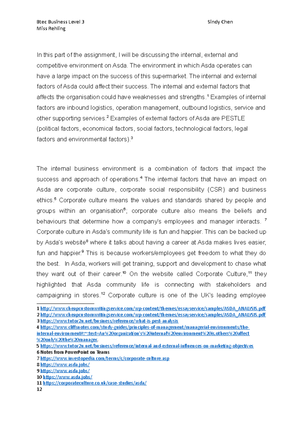 P4 Coursework for Unit 1: Exploring Business - Studocu