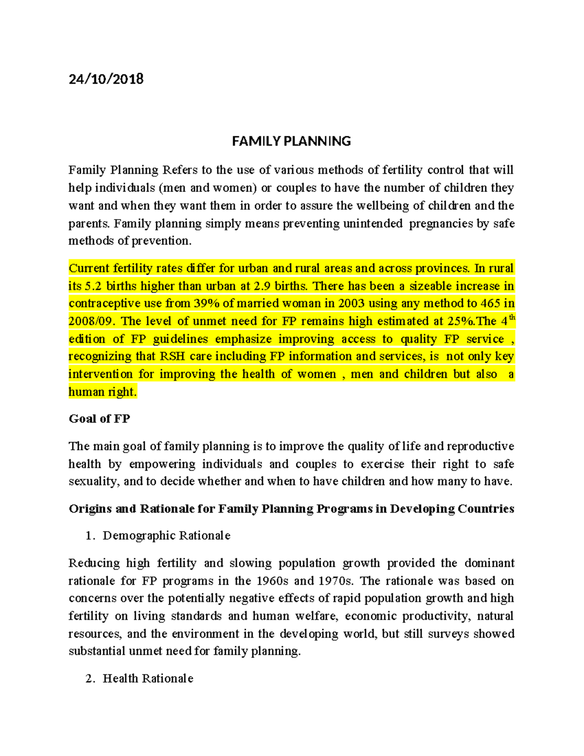 Family Planning: Strategies, Goals, and Benefits for Individuals and ...