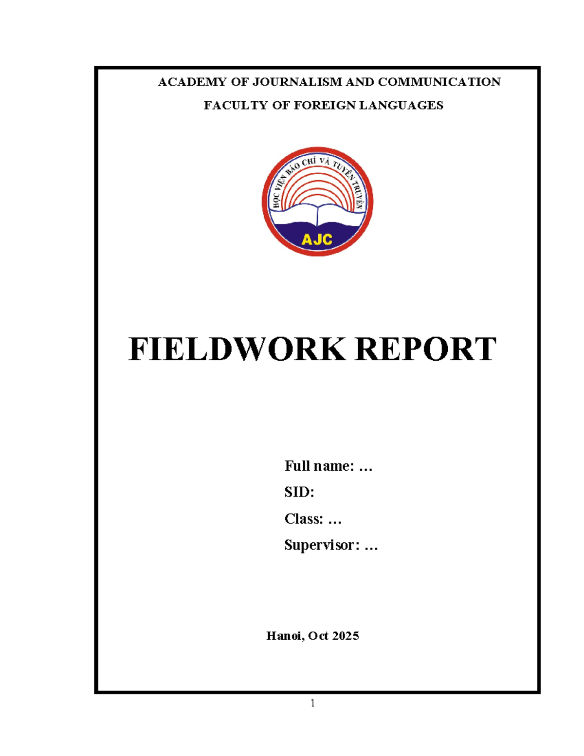 Fieldwork Report: Insights from Ninh Binh News Radio & TV Station - Studocu