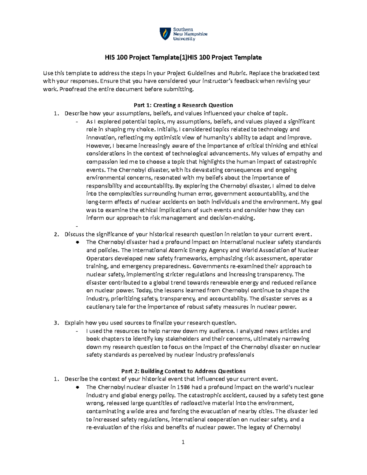 HIS 100 Project Template - HIS 100 Project Template(1)HIS 100 Project ...