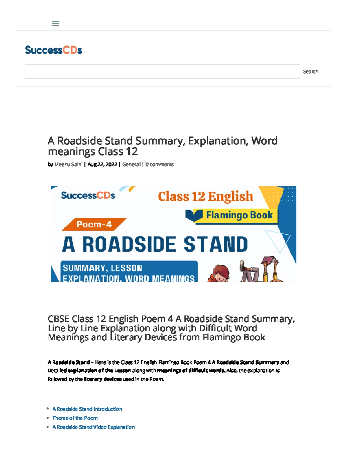 A Thing of Beauty: Summary, Explanation & Word Meanings for Class 12 ...