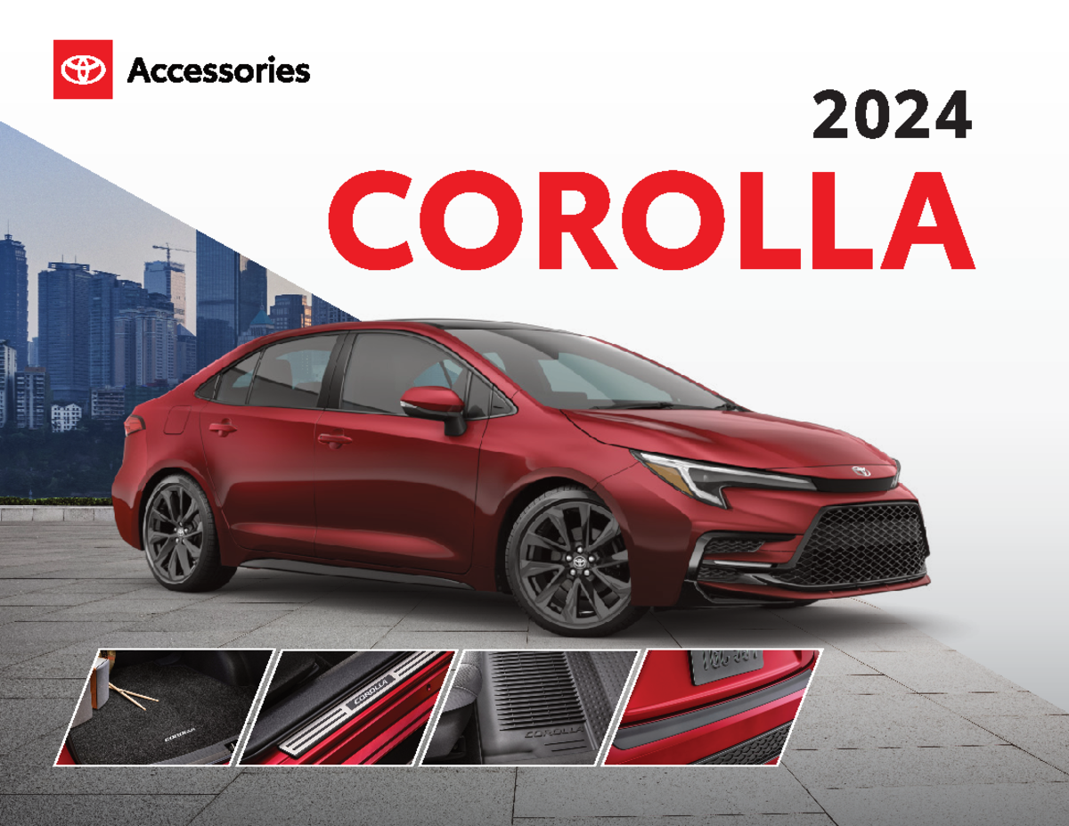 MY24 Corolla Accessory Ebrochure - COROLLA 2024 ACCESSORIES 2024 ...
