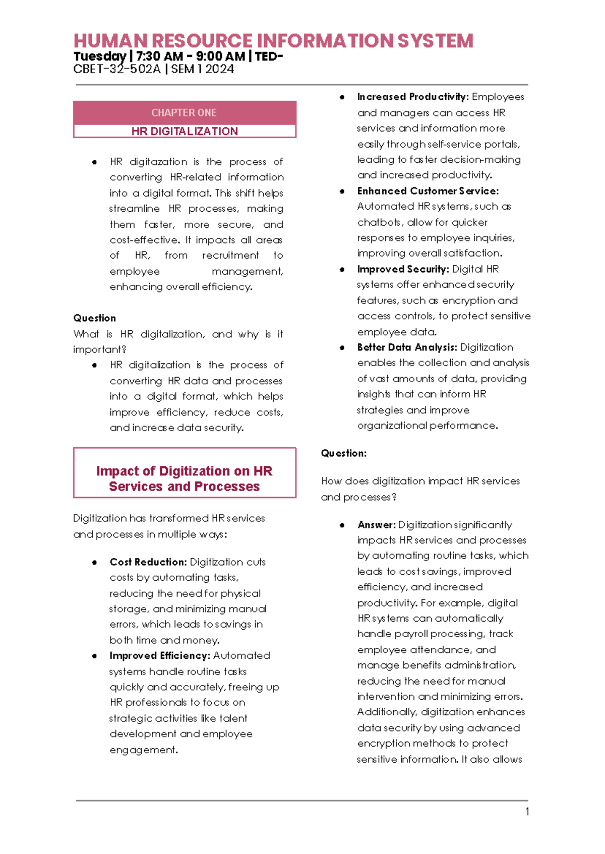 CBET-32-502A HRIS Final Exam Notes: Understanding HR Digitalization ...
