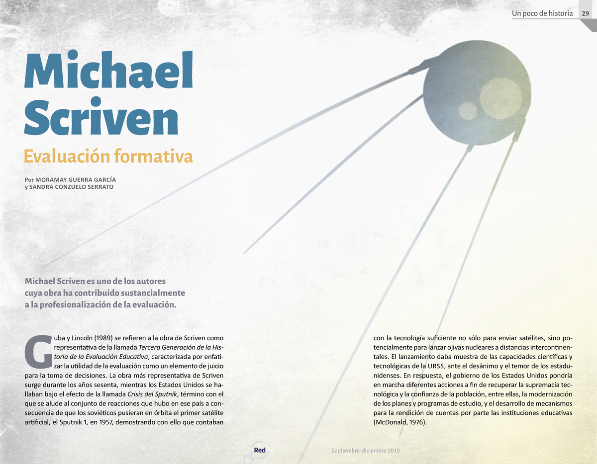 Evaluación Formativa: Importancia y Contribuciones de Scriven - Studocu