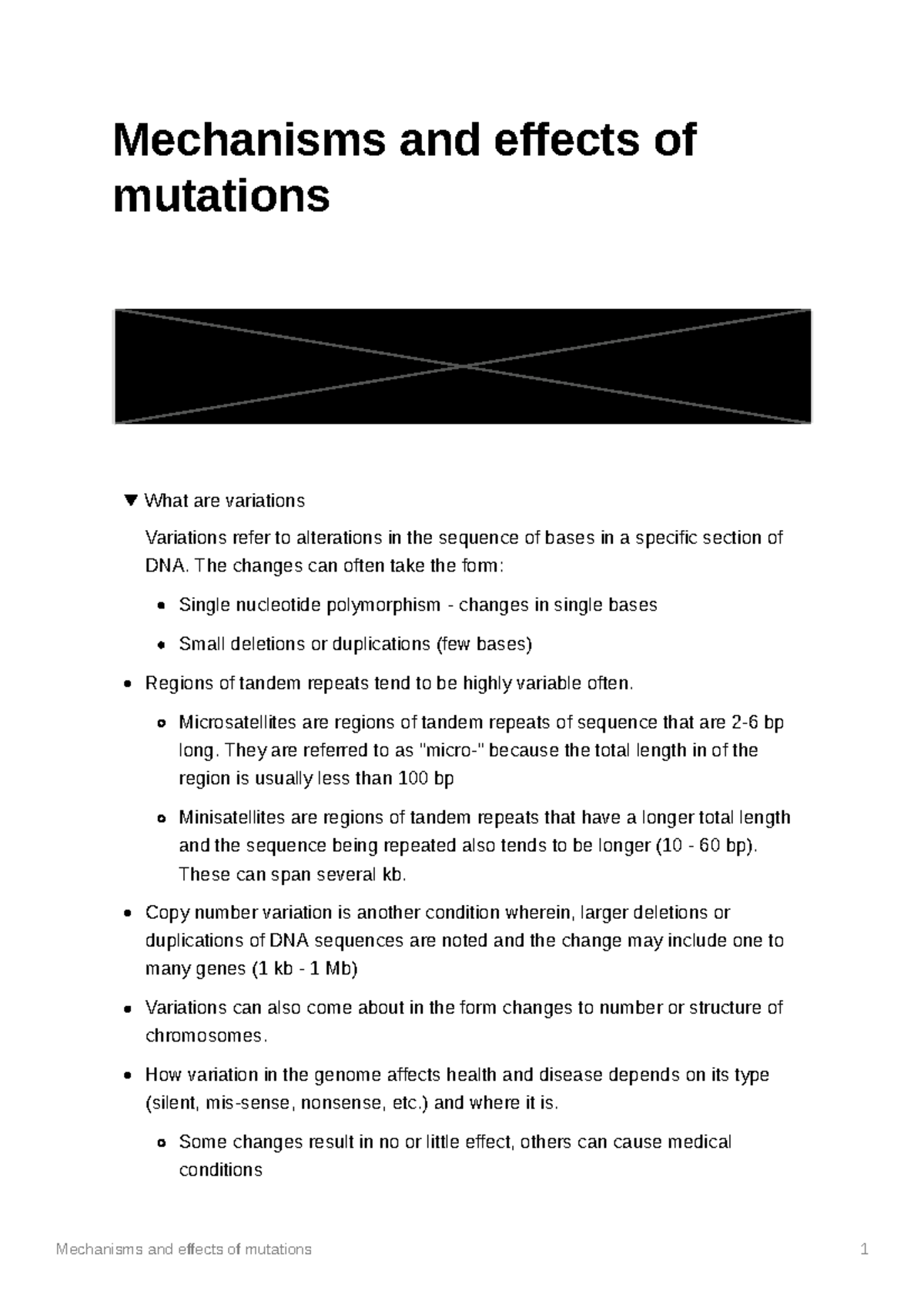 L11 - Understanding Mutation Mechanisms and Their Effects in Genetics ...