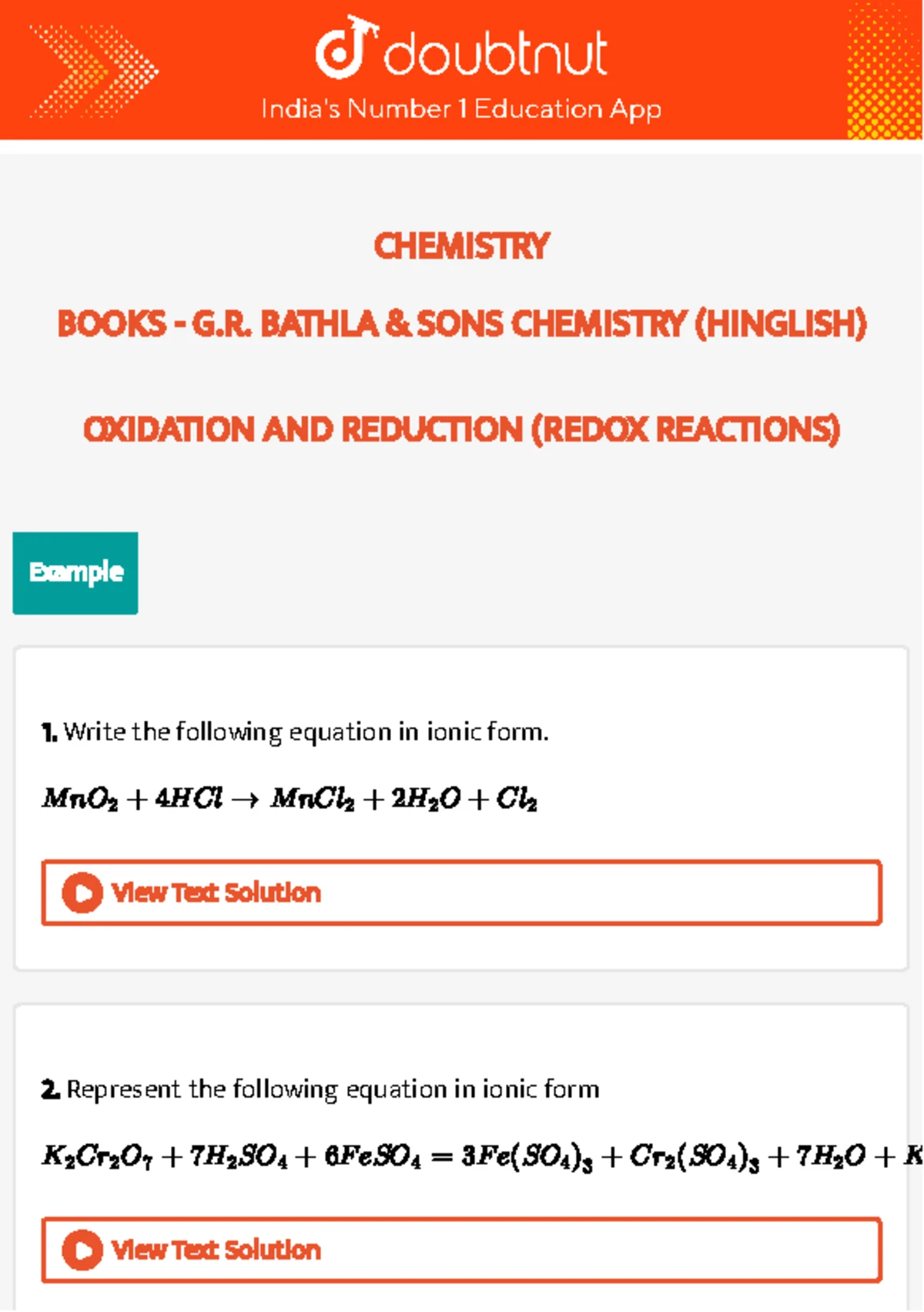 15329 books doubtnut question bank - CHEMISTRY BOOKS - MARVEL CHEMISTRY ...