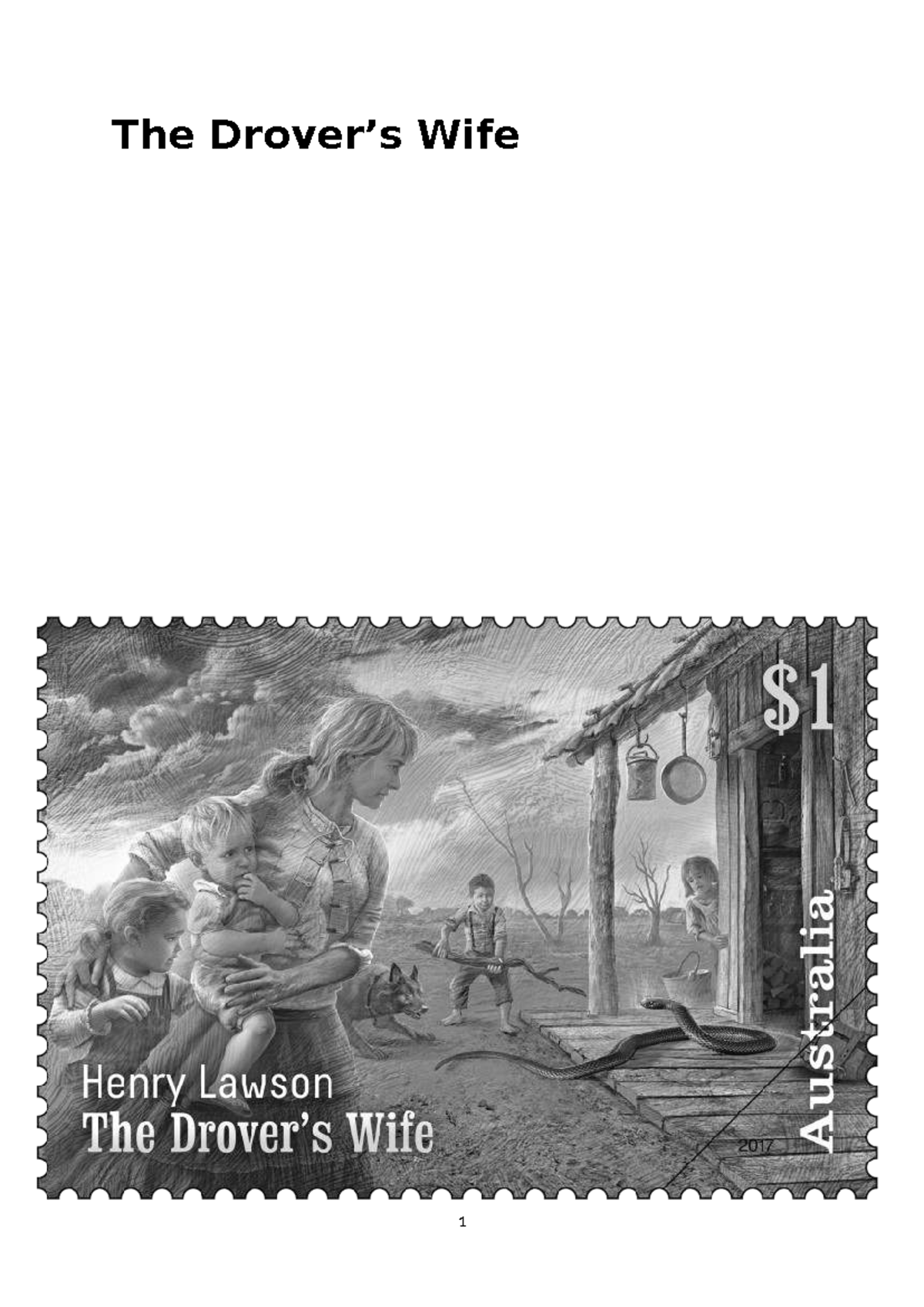 The Drover's Wife: Resilience and Isolation in Lawson's Narrative - Studocu