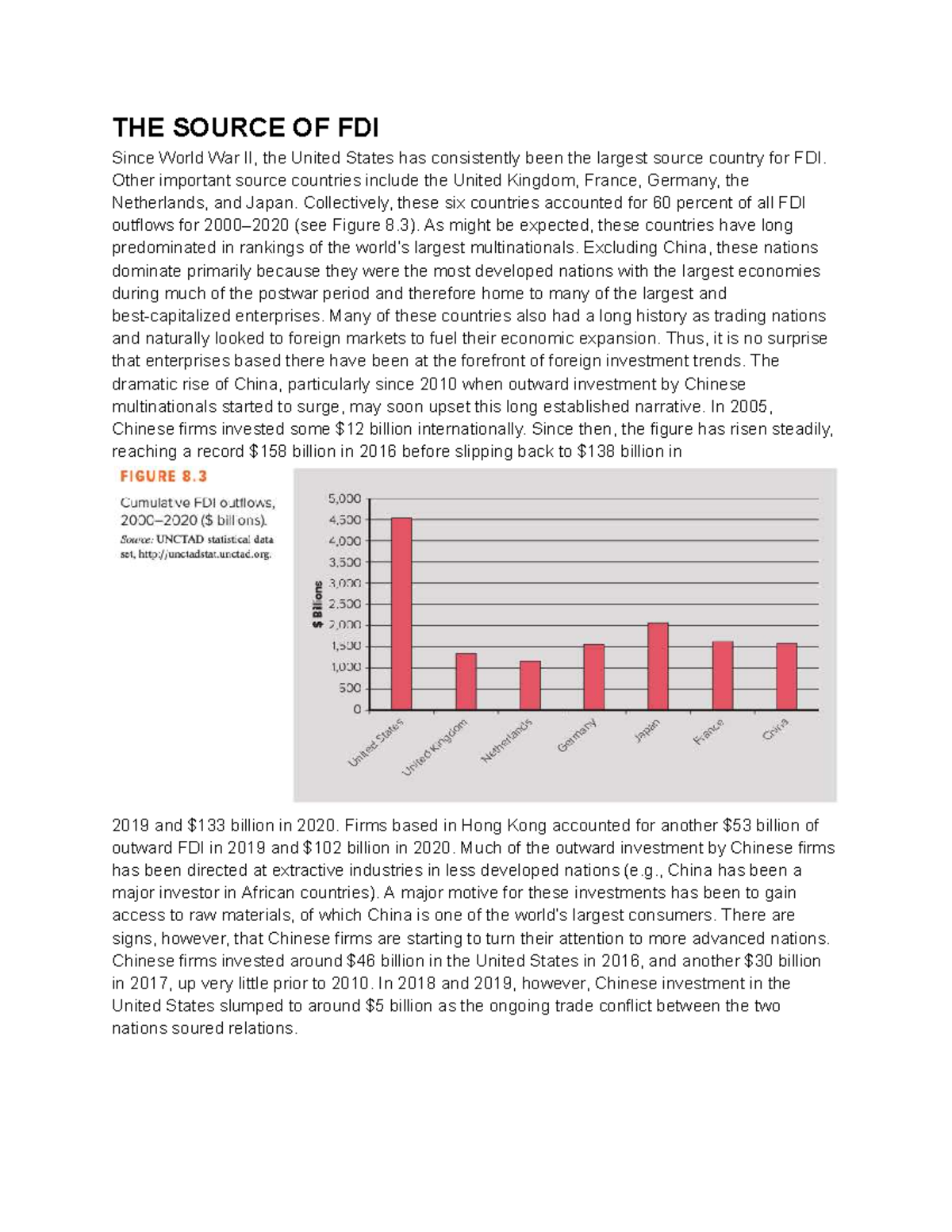 3. The Evolution of FDI Sources Post-WWII - Studocu