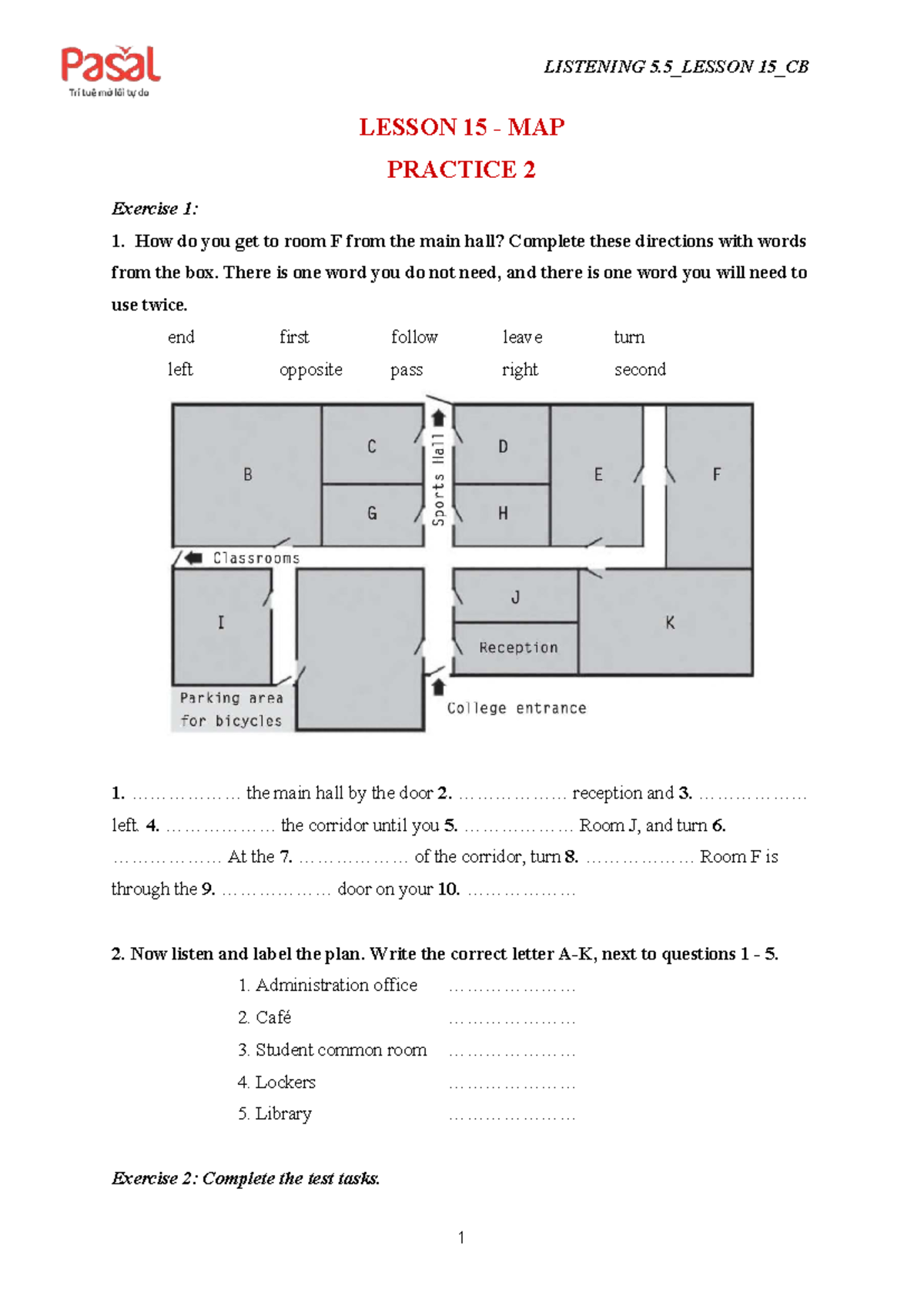 LISTENING 5.5_LESSON 15_CB Map Practice and Exercises - Studocu