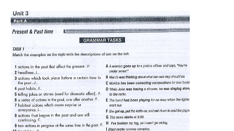 Unit 3 Key - Word Formation Tasks and Grammar Exercises - Studocu