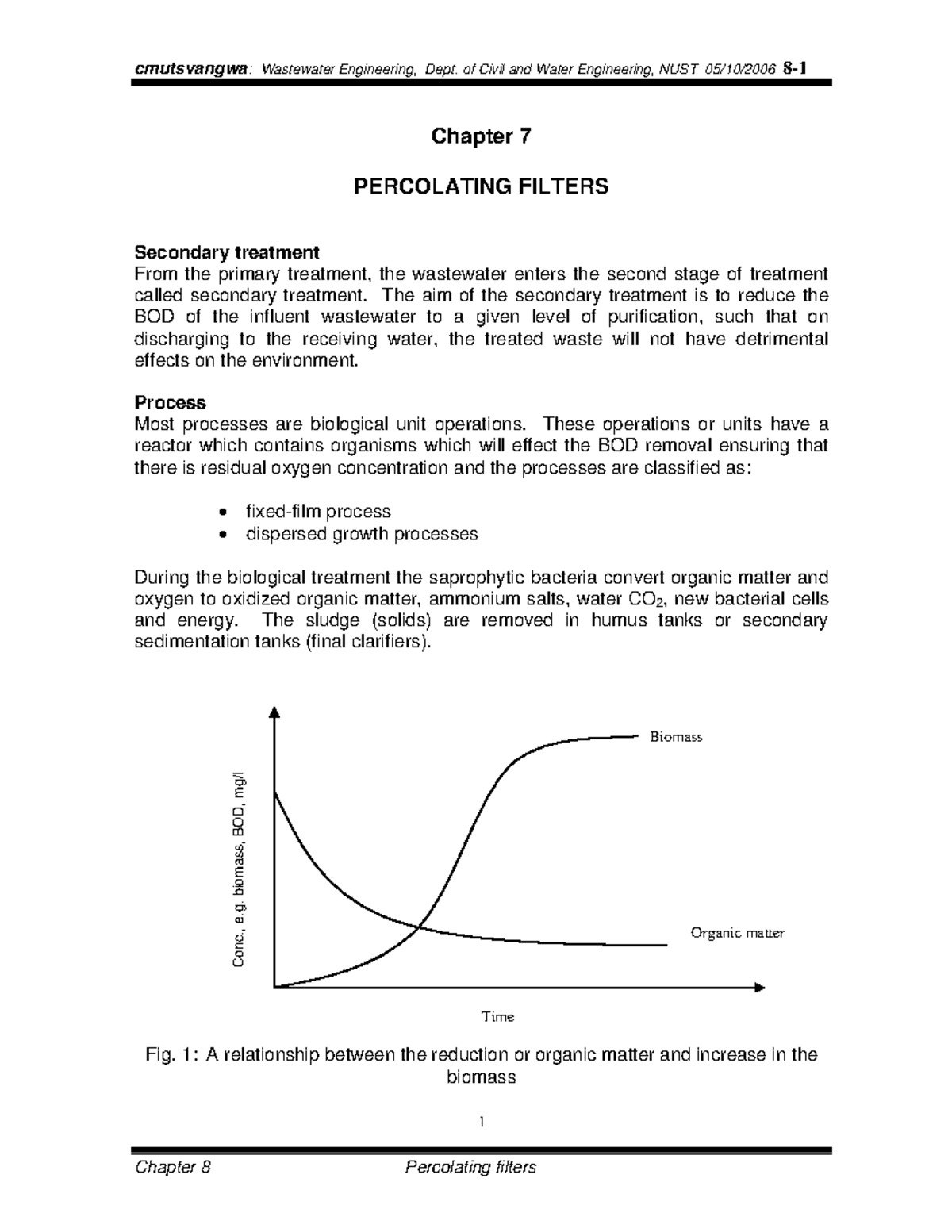Chapt 7: Insights into Percolating Filters in Wastewater Treatment ...